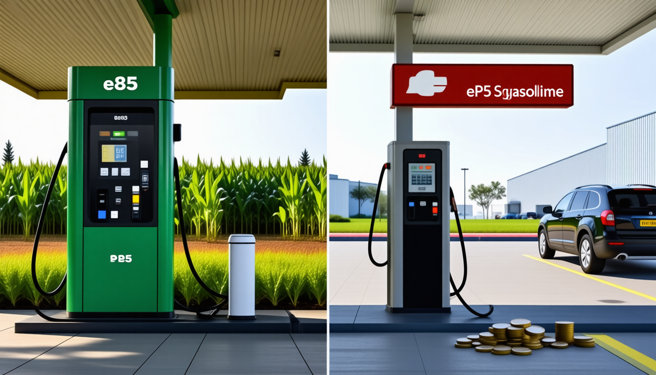 Éthanol E85 ou SP95 : quel choix pour économiser