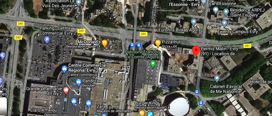 Permis Malin - Evry (91) - Location de voitures auto-école à double ...