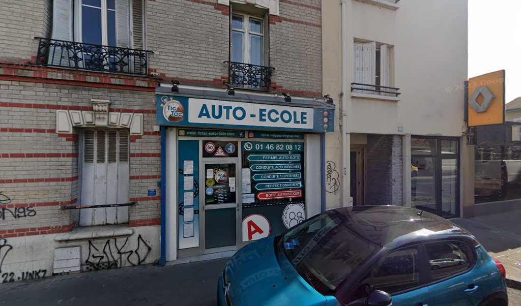 TIC TAC Auto Moto École, Auto Ecole à Vitry-sur-Seine 94400